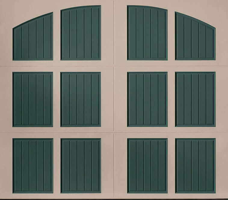 Sandtone-Hunter Green | Garage Door Discounters